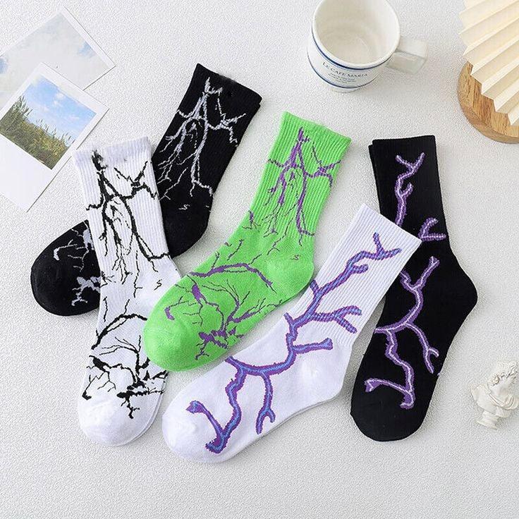 Shop Lightning Socks: Full Length Comfort and Style in Every Step ...